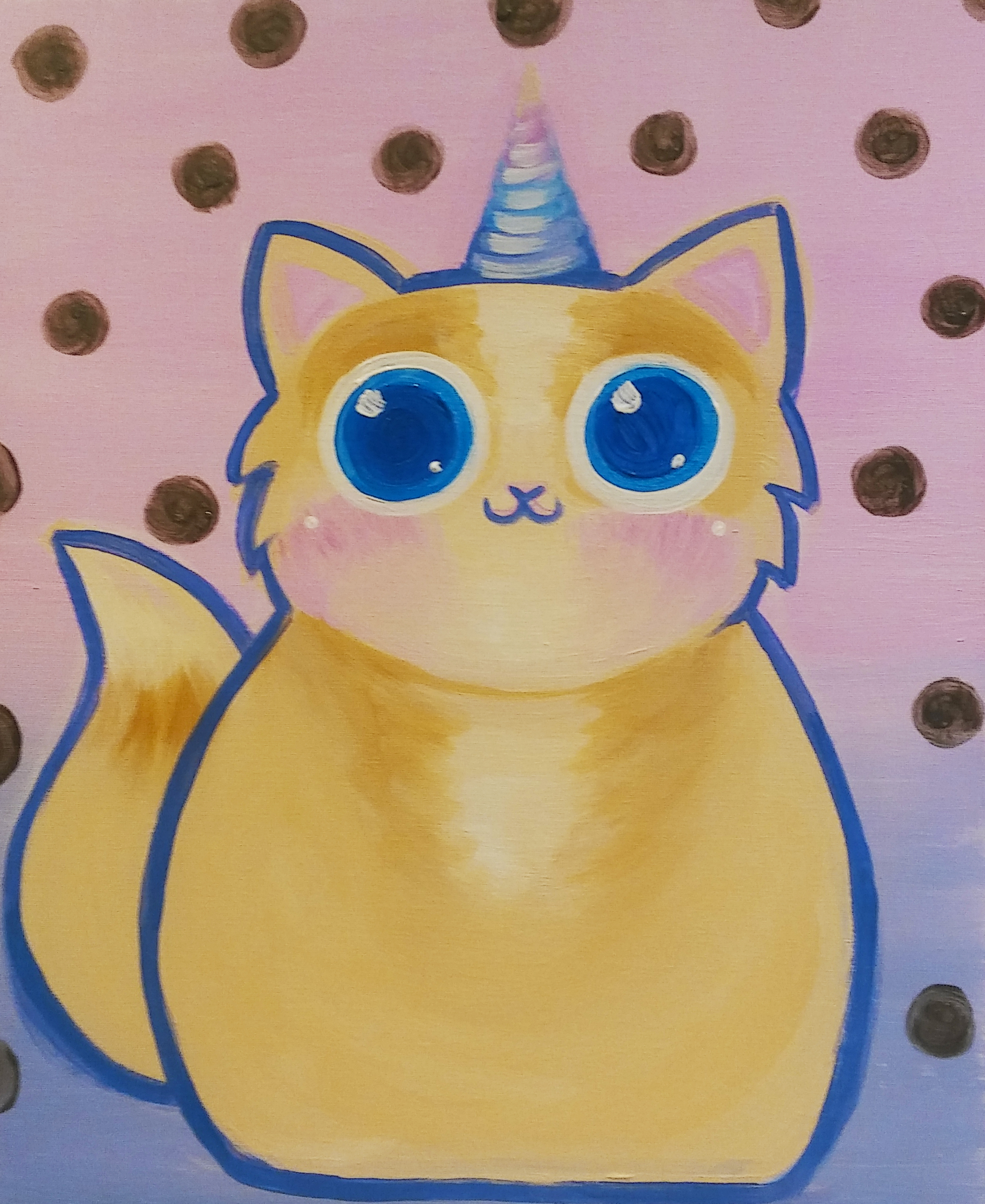 Kittencorn - Pinot's Palette Painting
