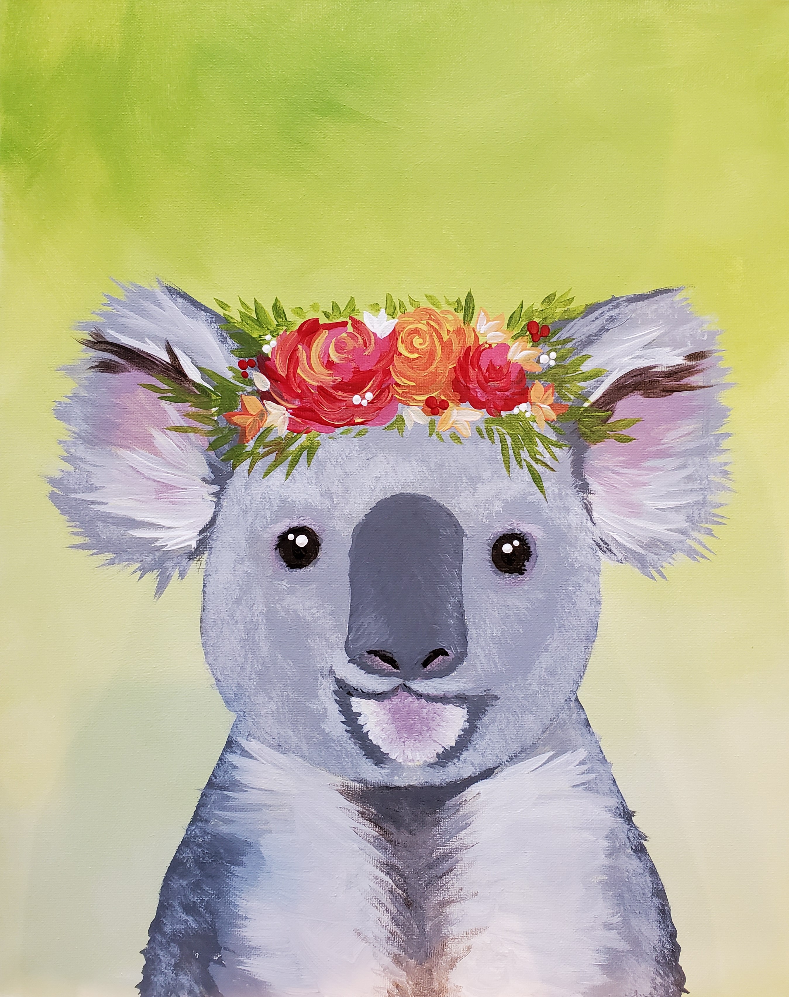 Koala Cutie - Pinot's Palette Painting