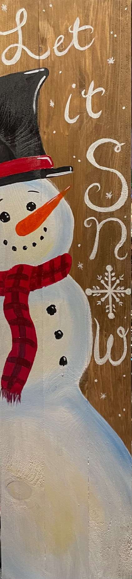 Let it Snow Porch Leaner - Sat, Nov 01 11AM at Spokane