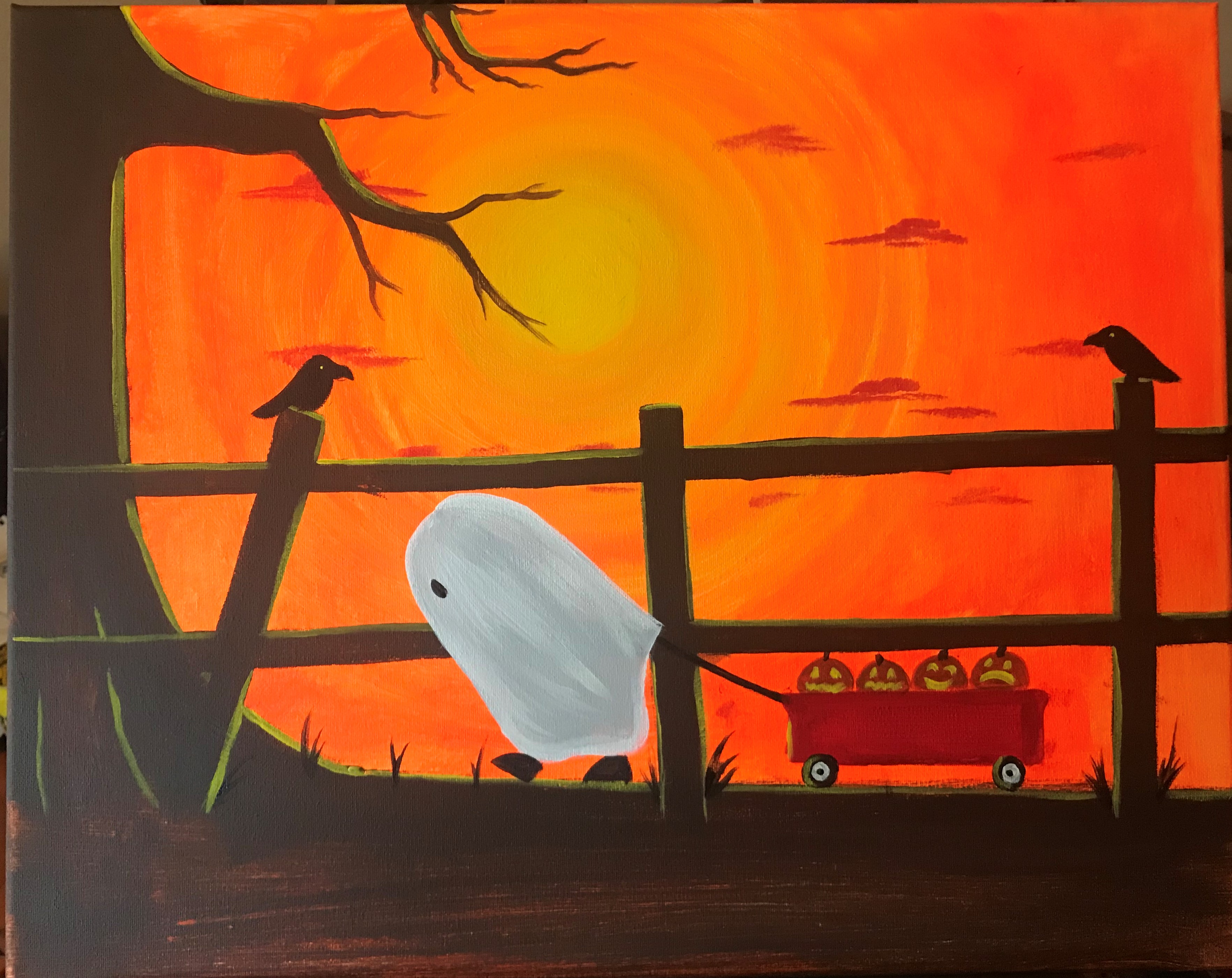 Little Boy Boo - Pinot's Palette Painting