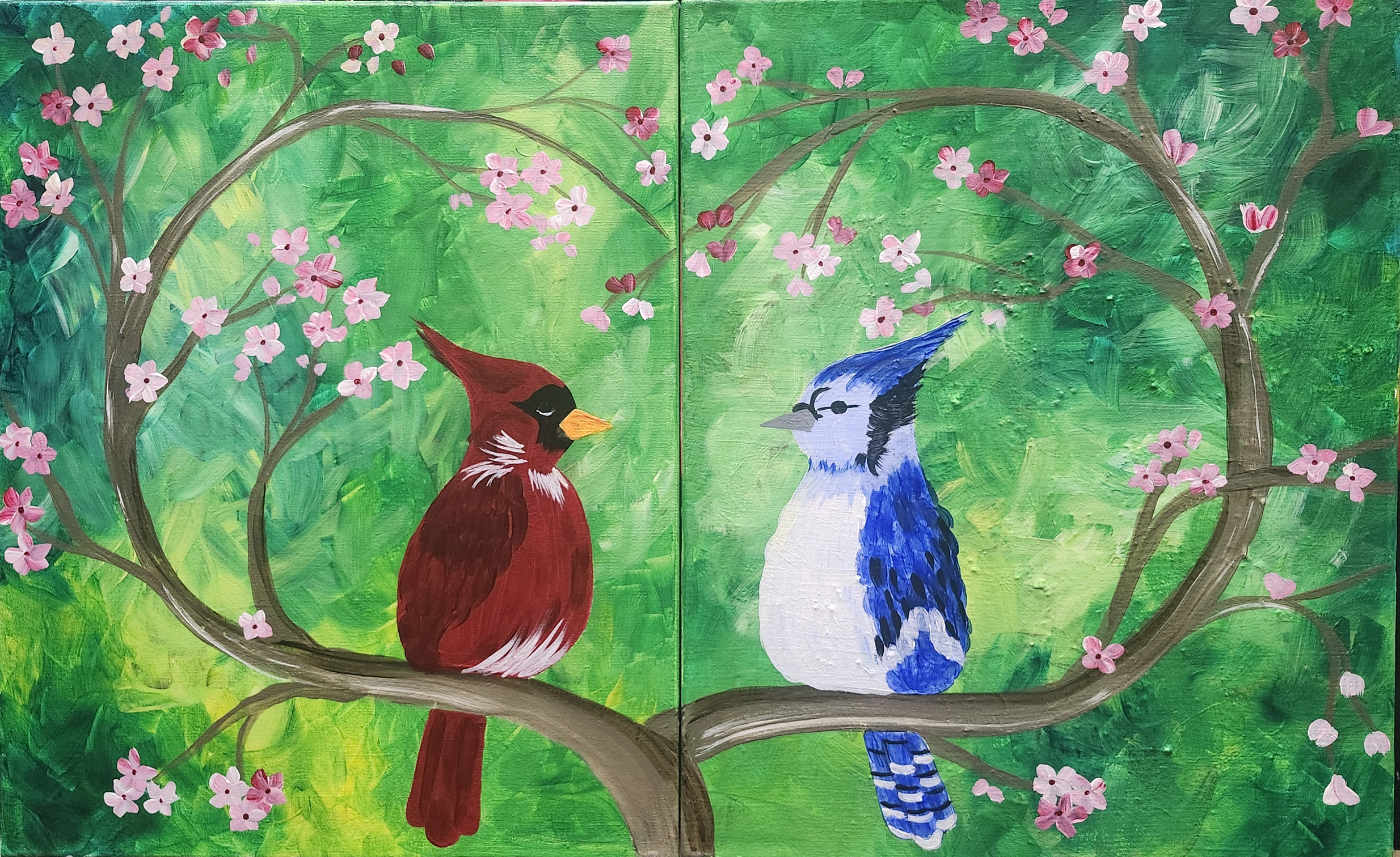 Love and Rivalry - Pinot's Palette Painting