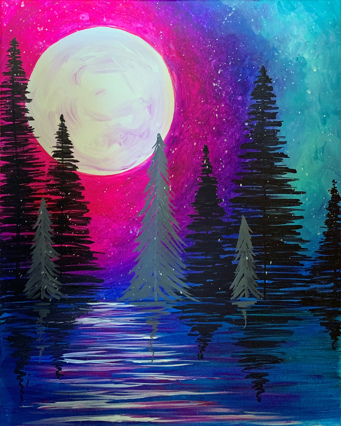 Luminous Lake - Pinot's Palette Painting