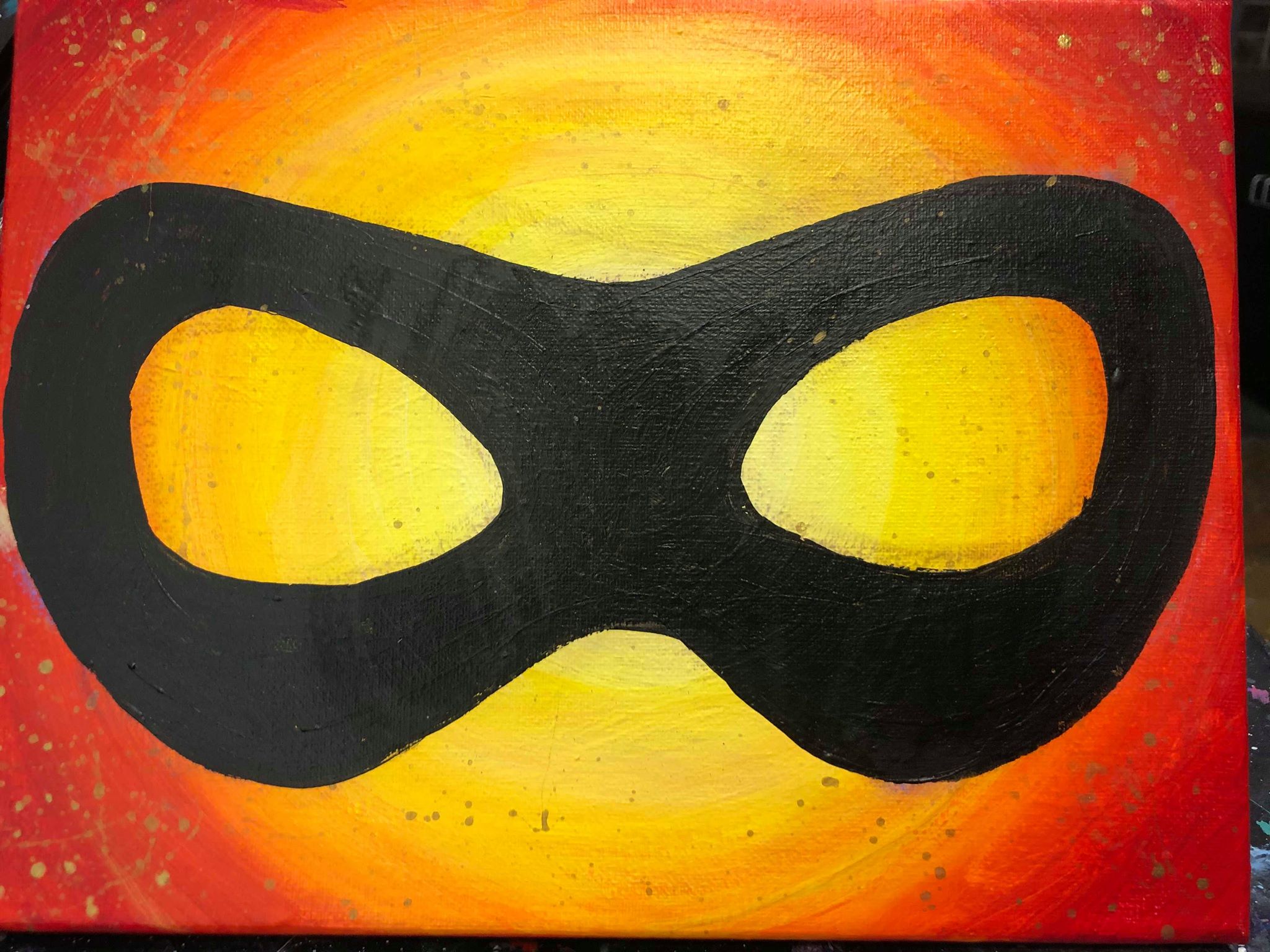 Masked Hero - Pinot's Palette Painting