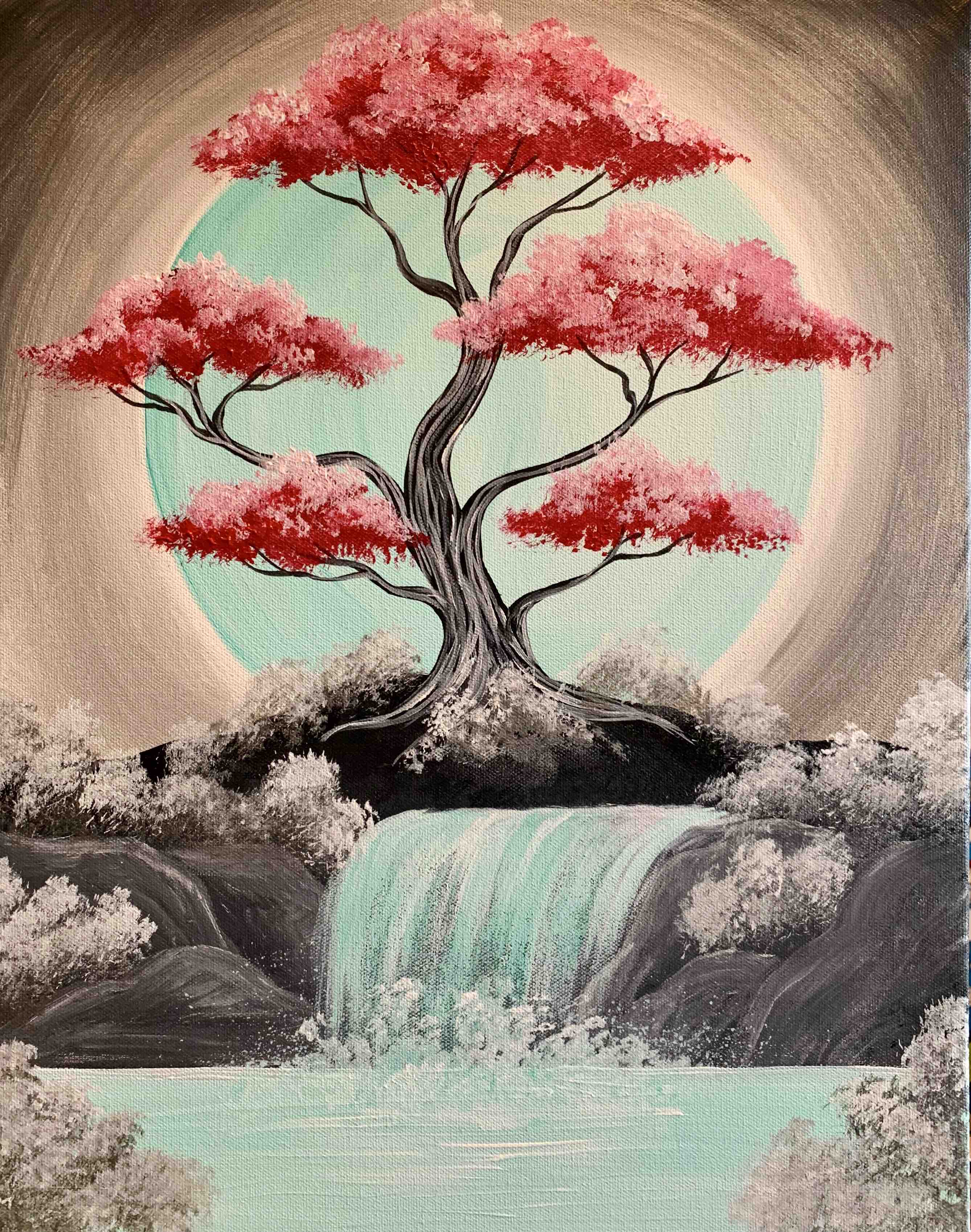 Mesmerizing Beauty - Pinot's Palette Painting