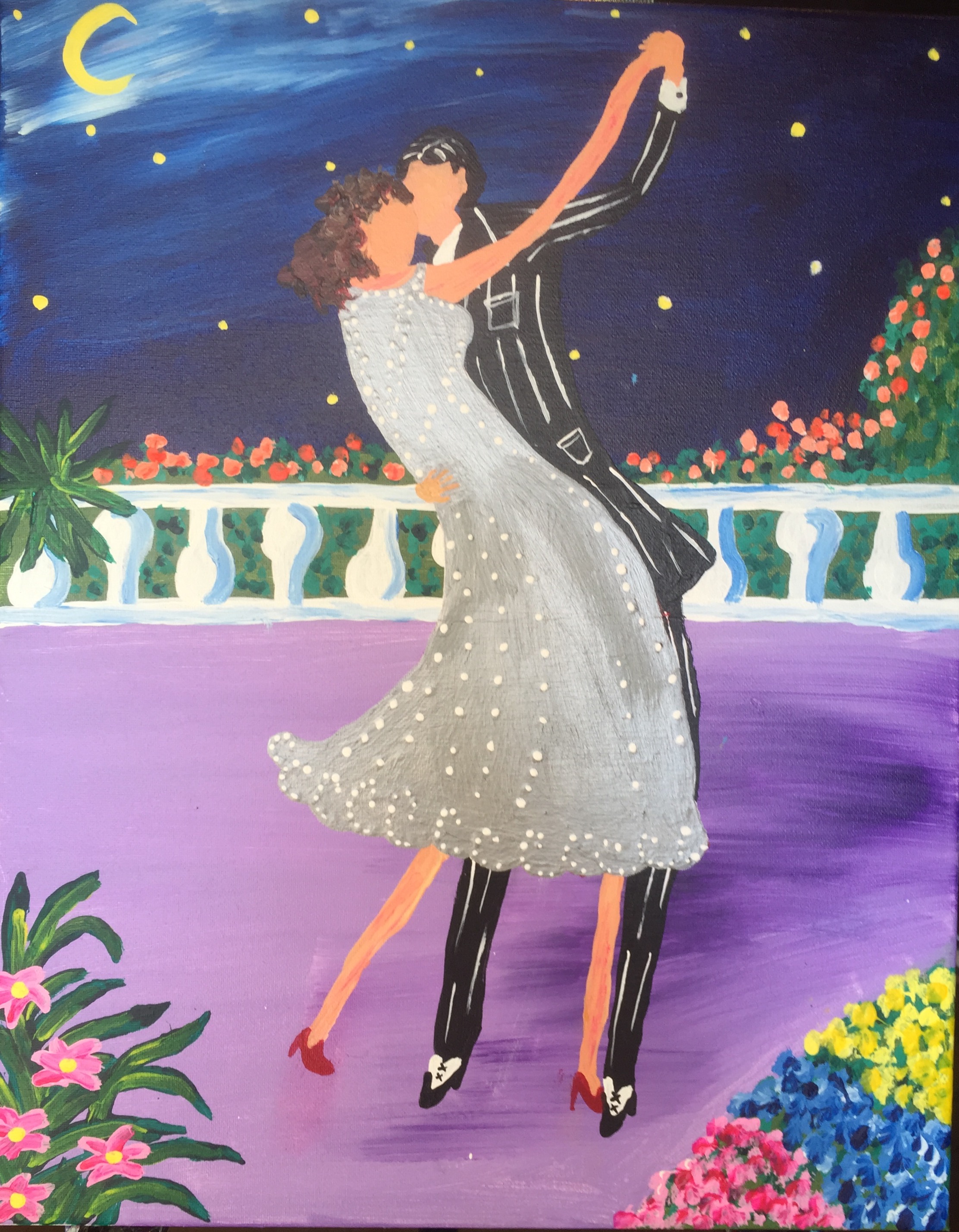 Midnight Tango - Pinot's Palette Painting