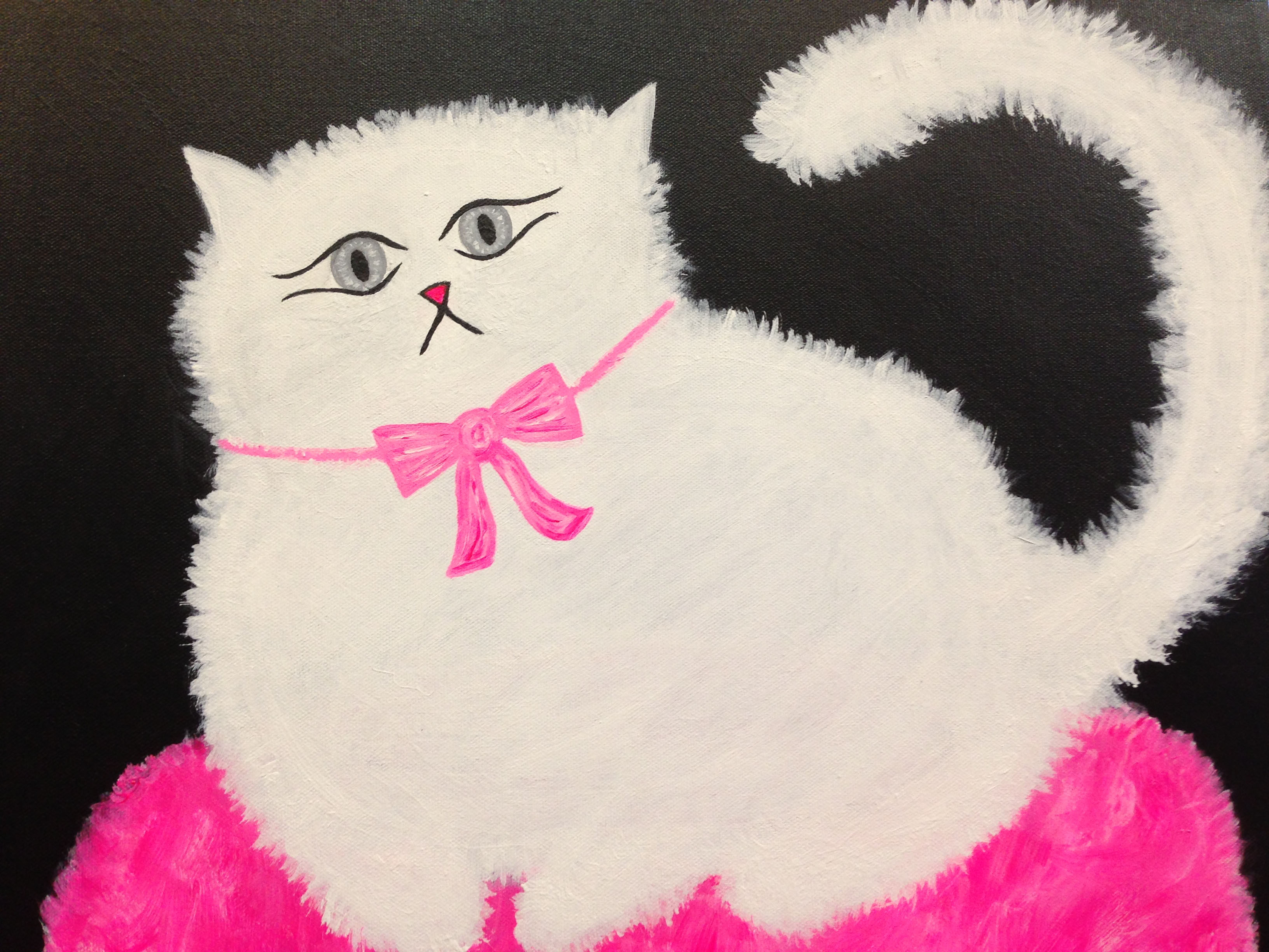 Miss Muffy - Pinot's Palette Painting