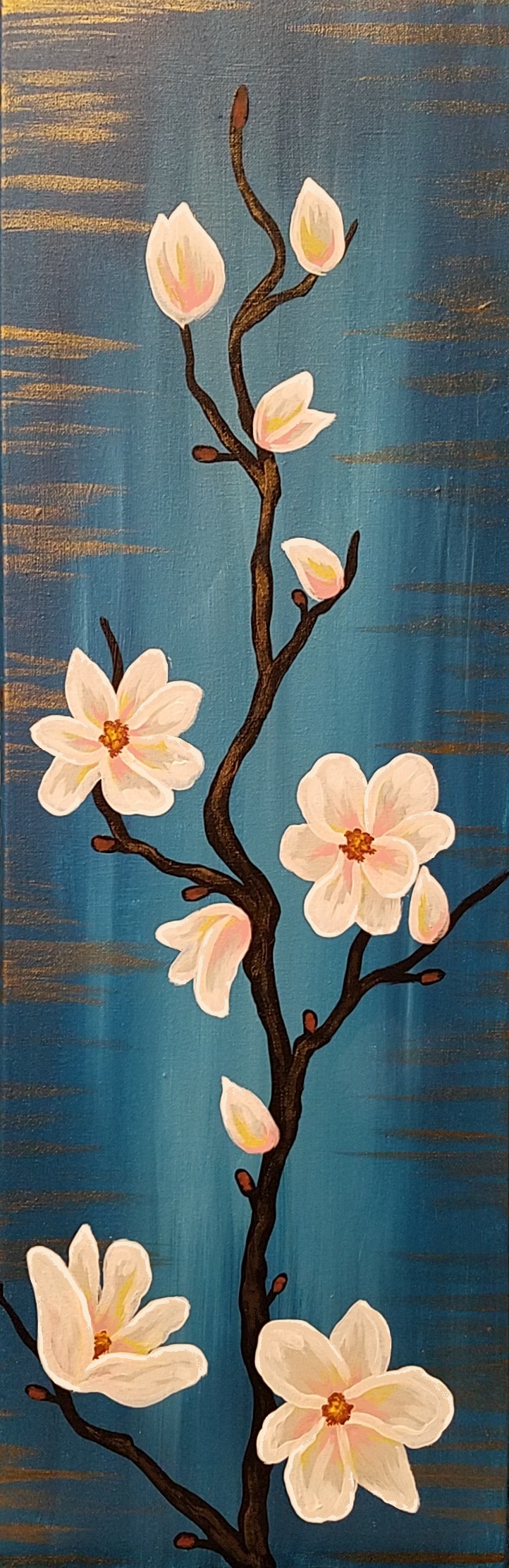 Modern Magnolia - Pinot's Palette Painting