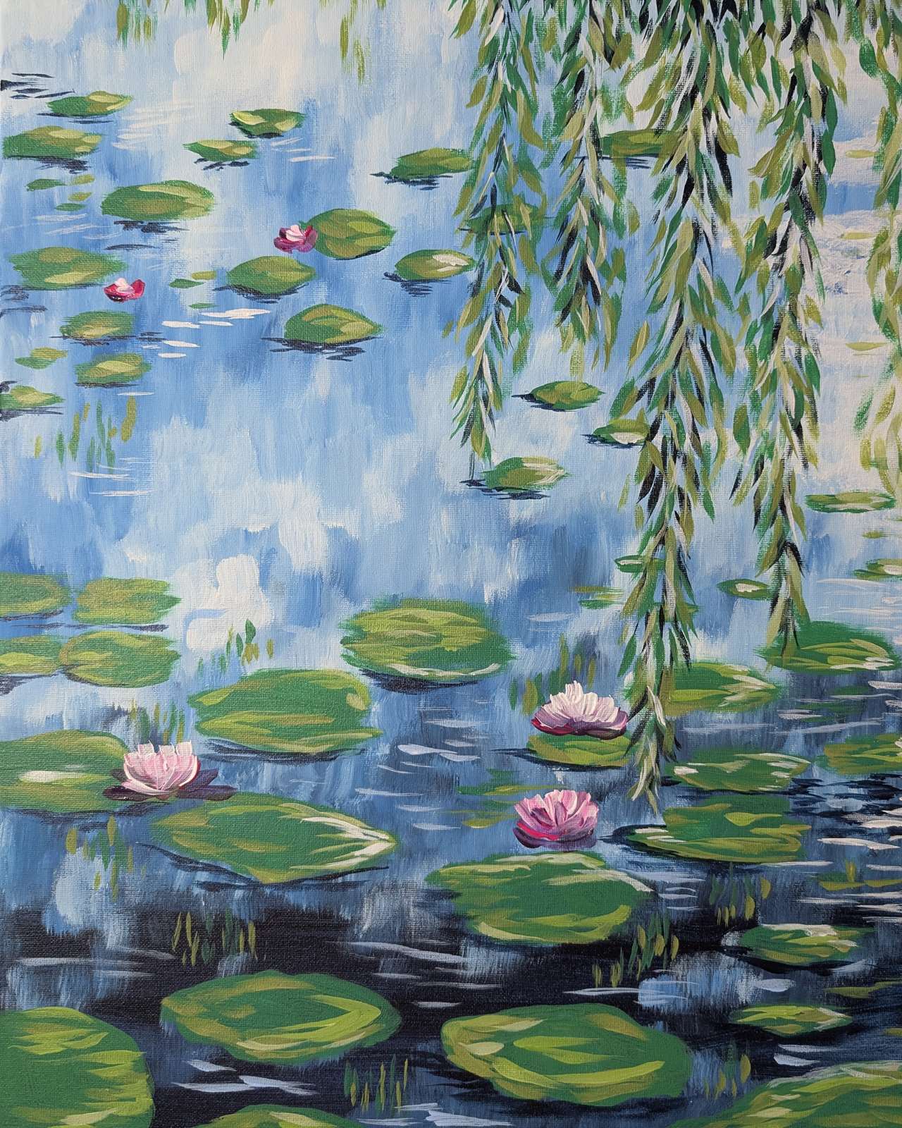 Monet Inspired Lilies - Fri, Aug 15 7:30PM at Logan Square