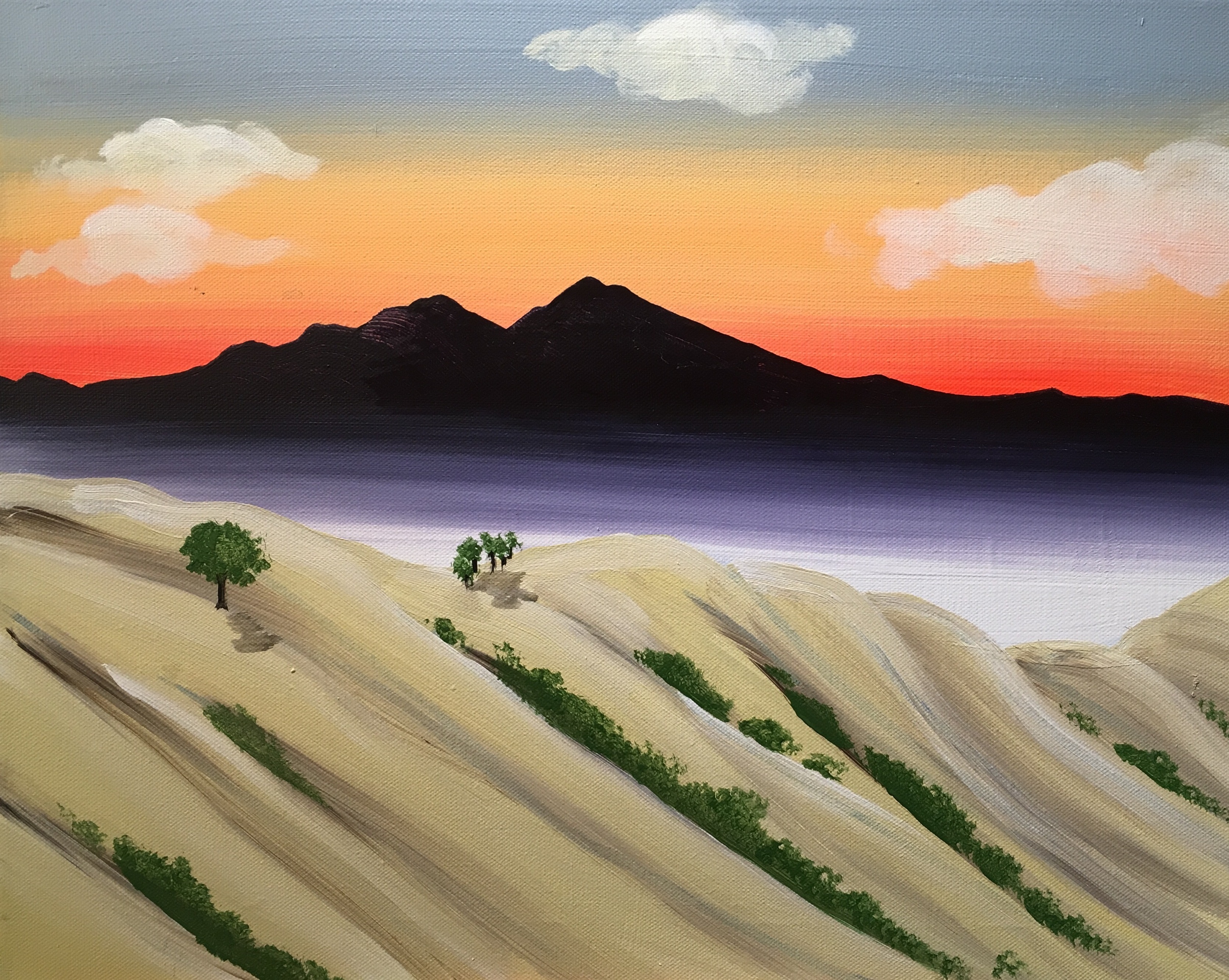 Mt Diablo Morning - Pinot's Palette Painting
