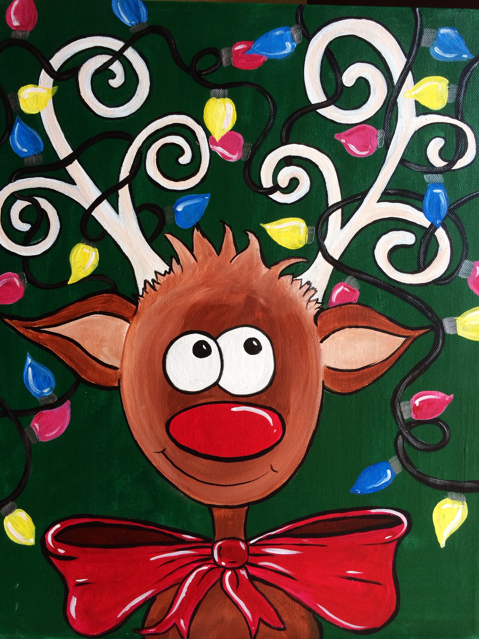 Nose So Bright - Pinot's Palette Painting