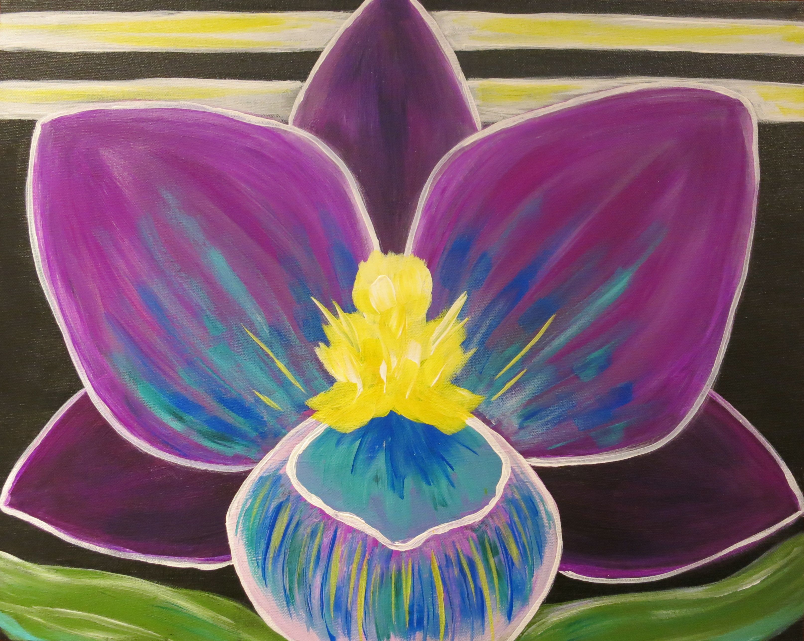 Orchid Bliss - Pinot's Palette Painting Orchid Bliss - Pinot's Palette Painting