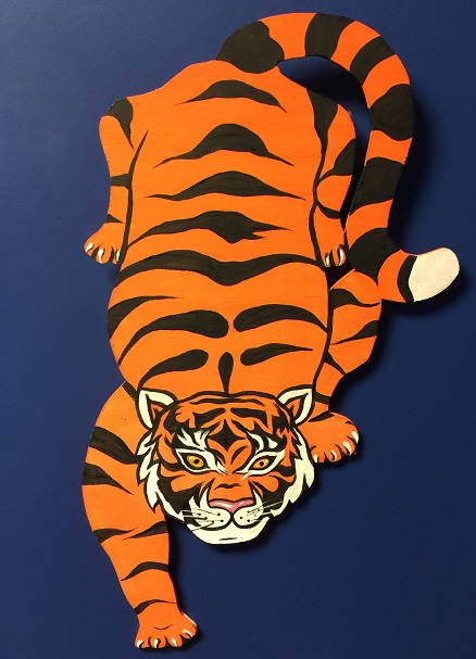 Paint Your Own Wooden Tiger! - Pinot's Palette Painting