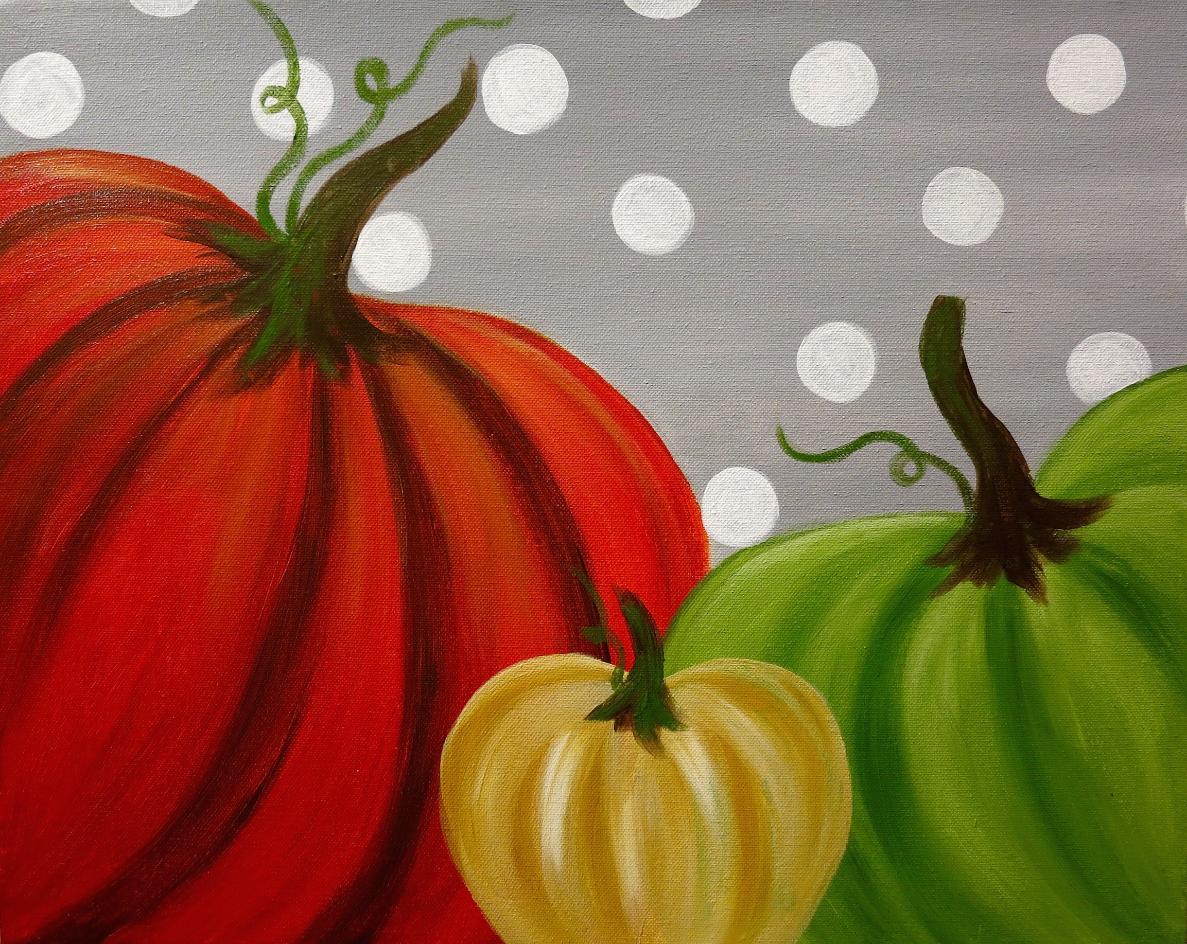 Pumpkin Patch Fun - Pinot's Palette Painting