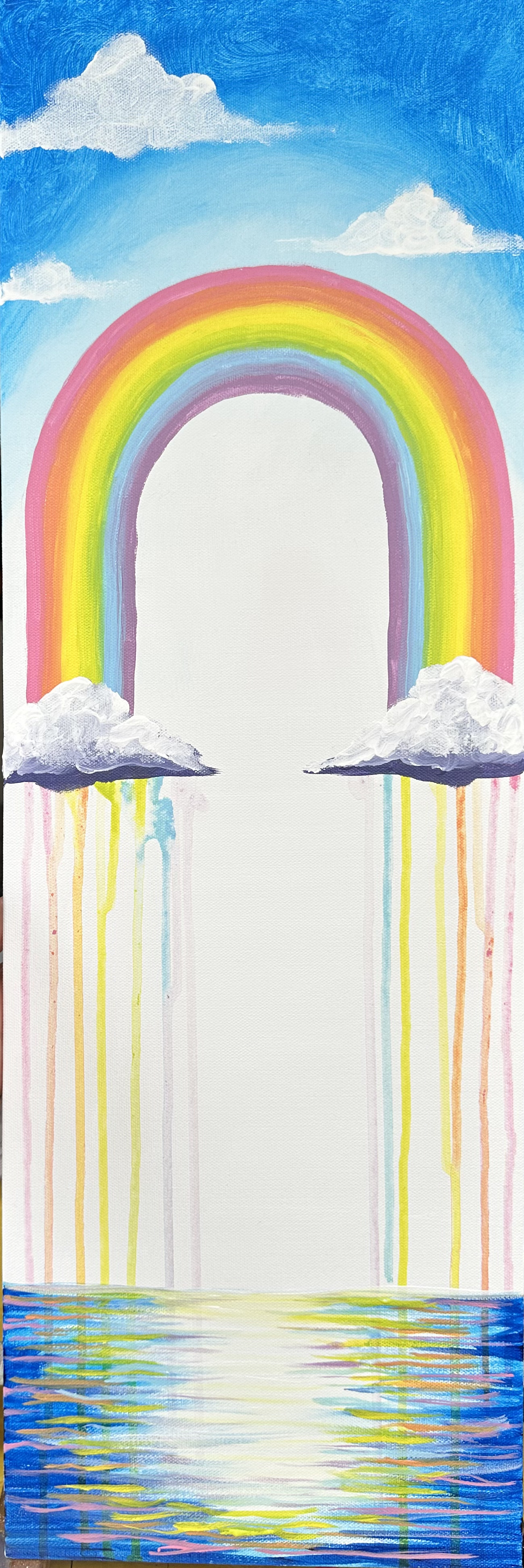 Rainbow Rain - Pinot's Palette Painting