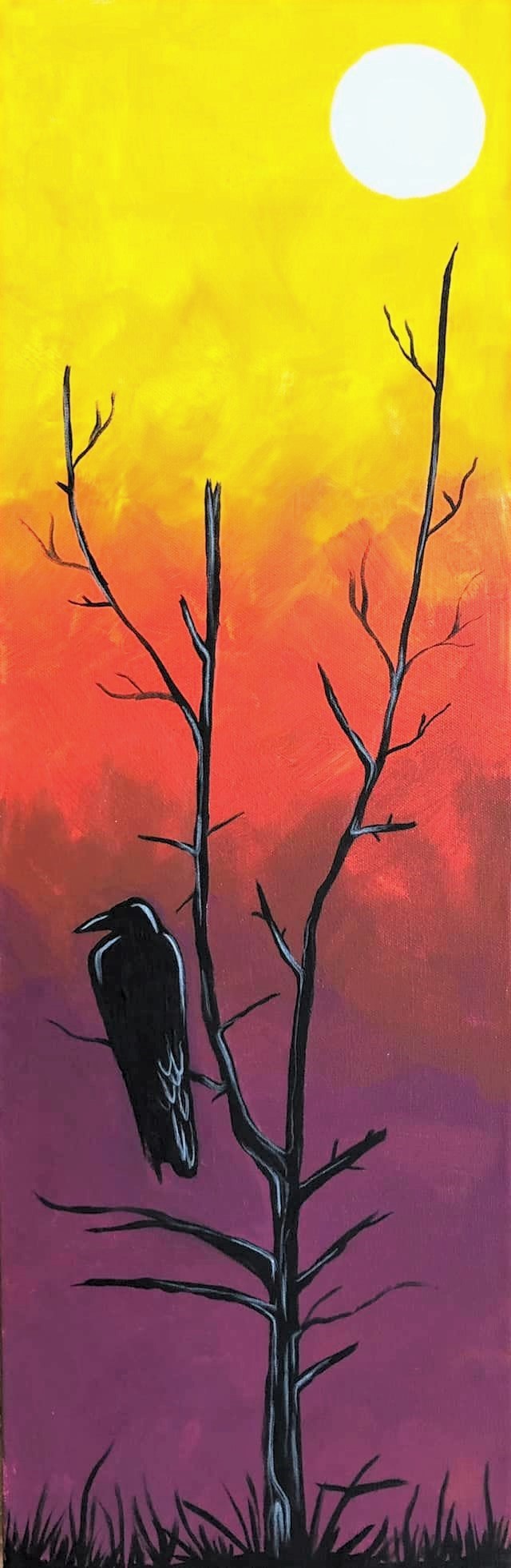 Raven Haven - Pinot's Palette Painting