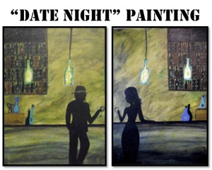 Rendezvous - Date Night - Pinot's Palette Painting