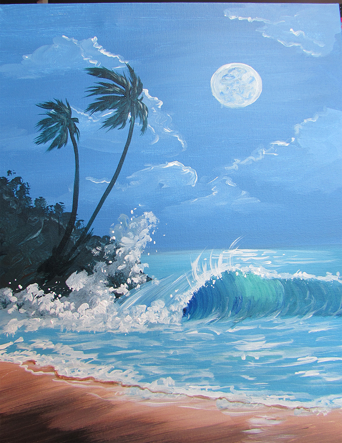 Rhythm of the Night - Pinot's Palette Painting