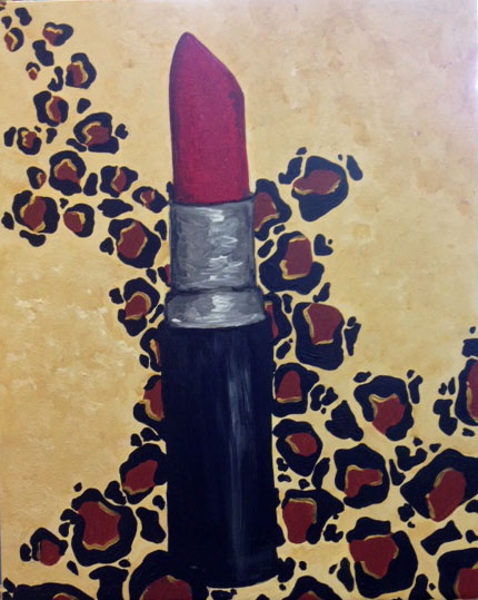 Ruby Woo Me - Pinot's Palette Painting