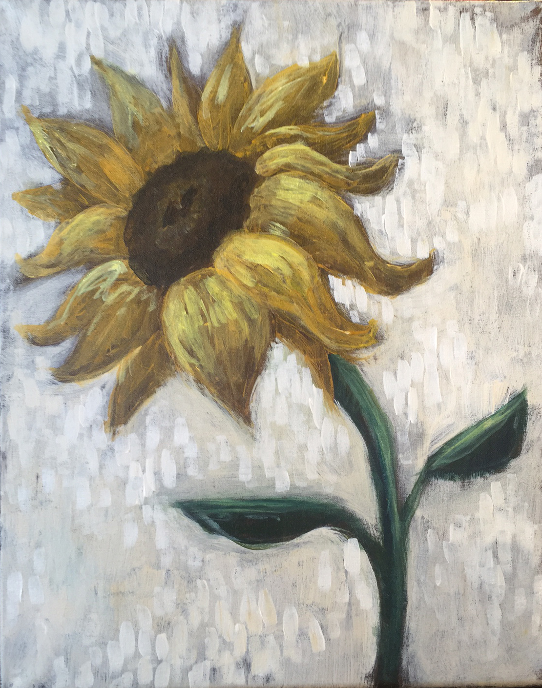 Rustic Sunflower - Pinot's Palette Painting