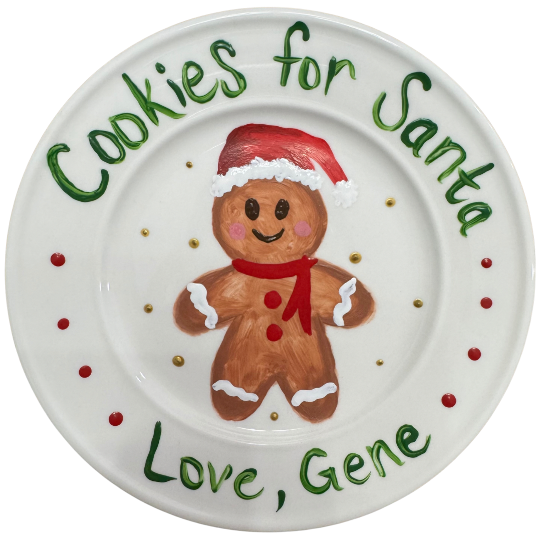 Santa’s Cookie Plate - Pinot's Palette Painting
