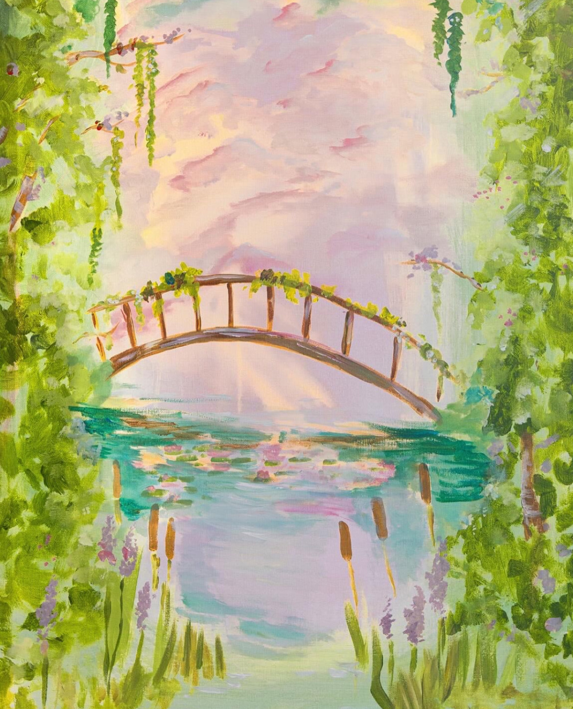 Secret Bridge - Pinot's Palette Painting