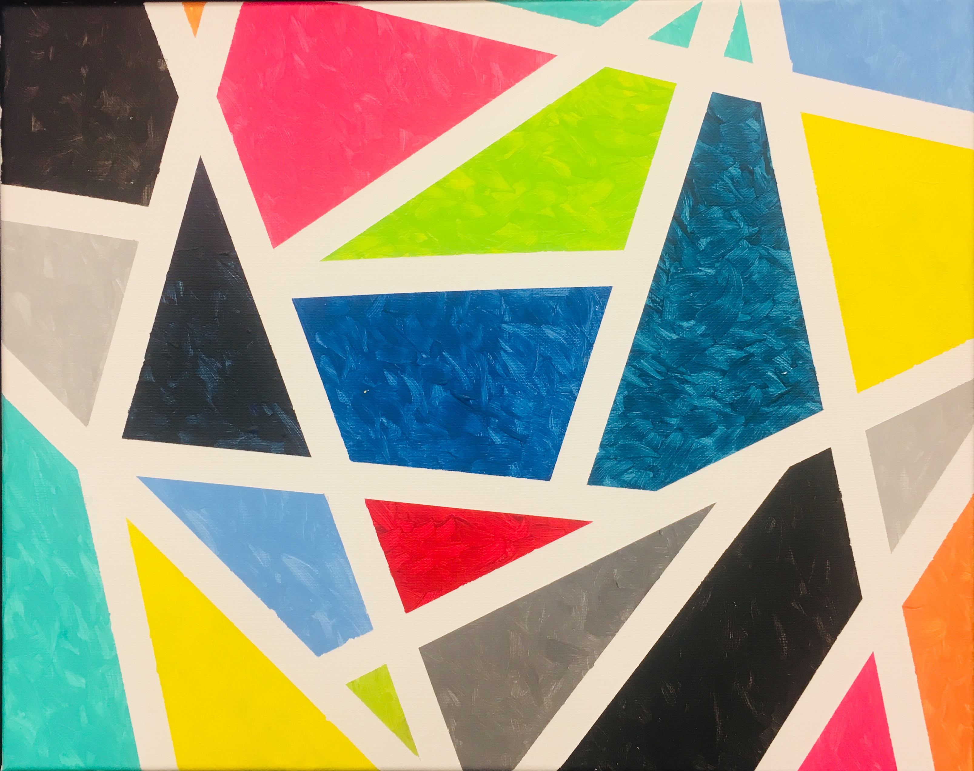 Simply Abstract for Kids - Pinot's Palette Painting