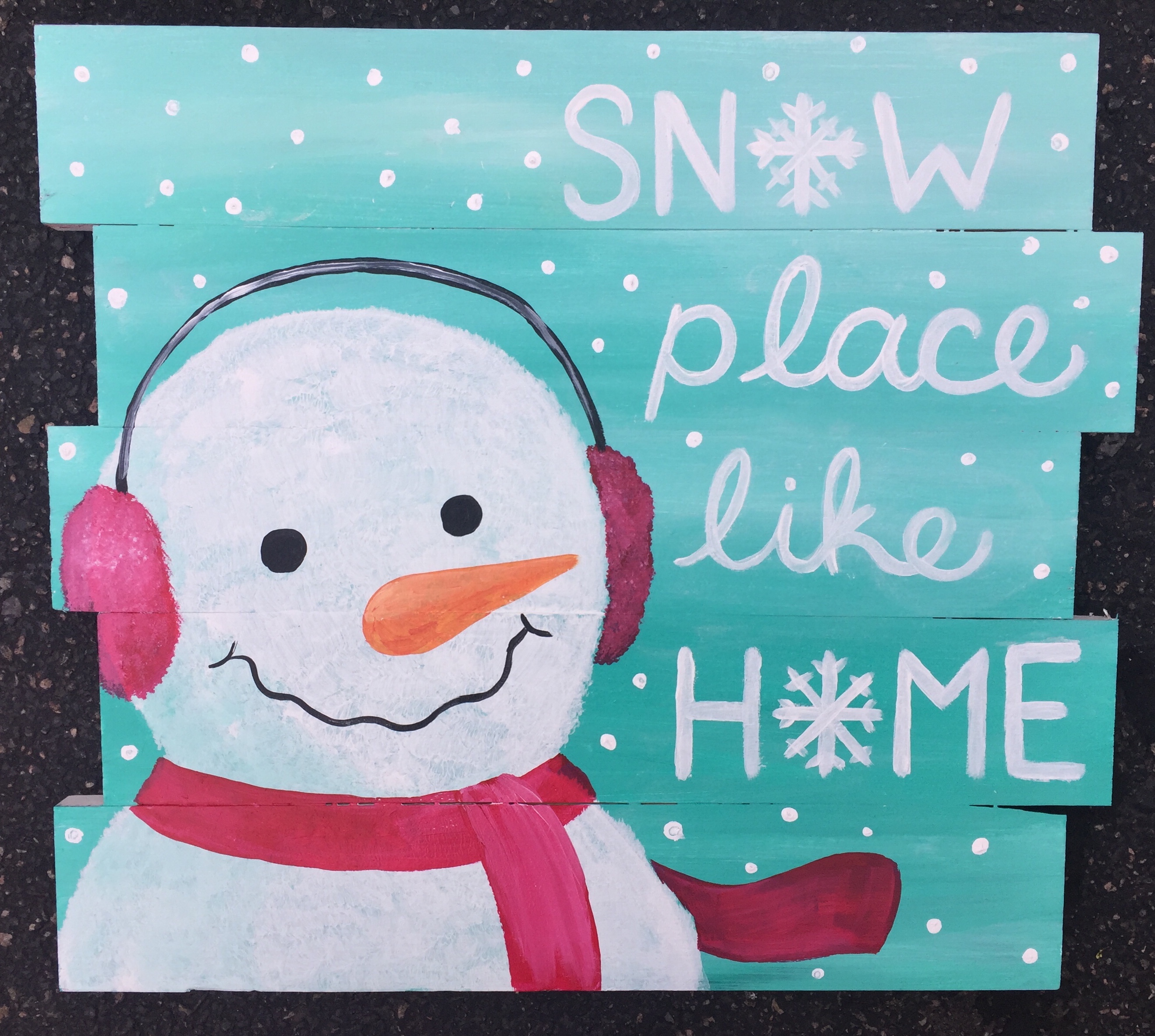 Snow Place Like Home - Pinot's Palette Painting