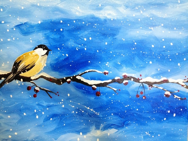 Snowbirdee - Pinot's Palette Painting