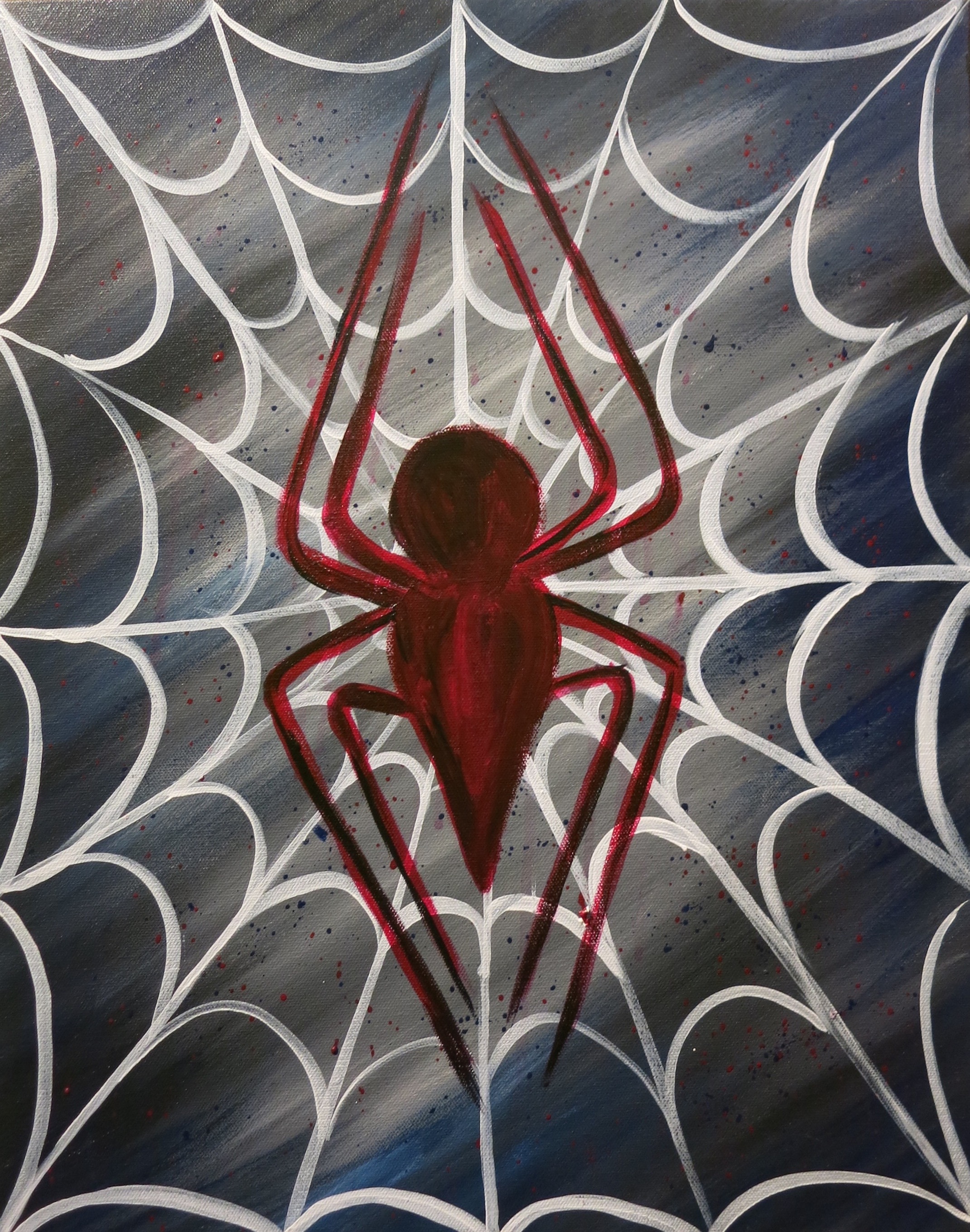 Spider Power - Pinot's Palette Painting