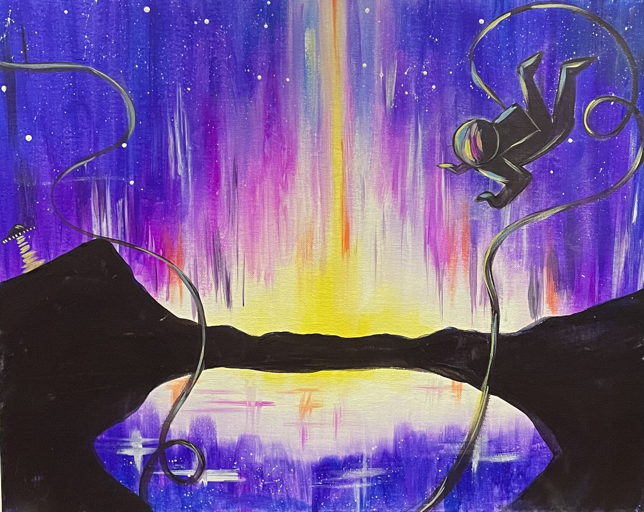 Starlight Lake - Pinot's Palette Painting