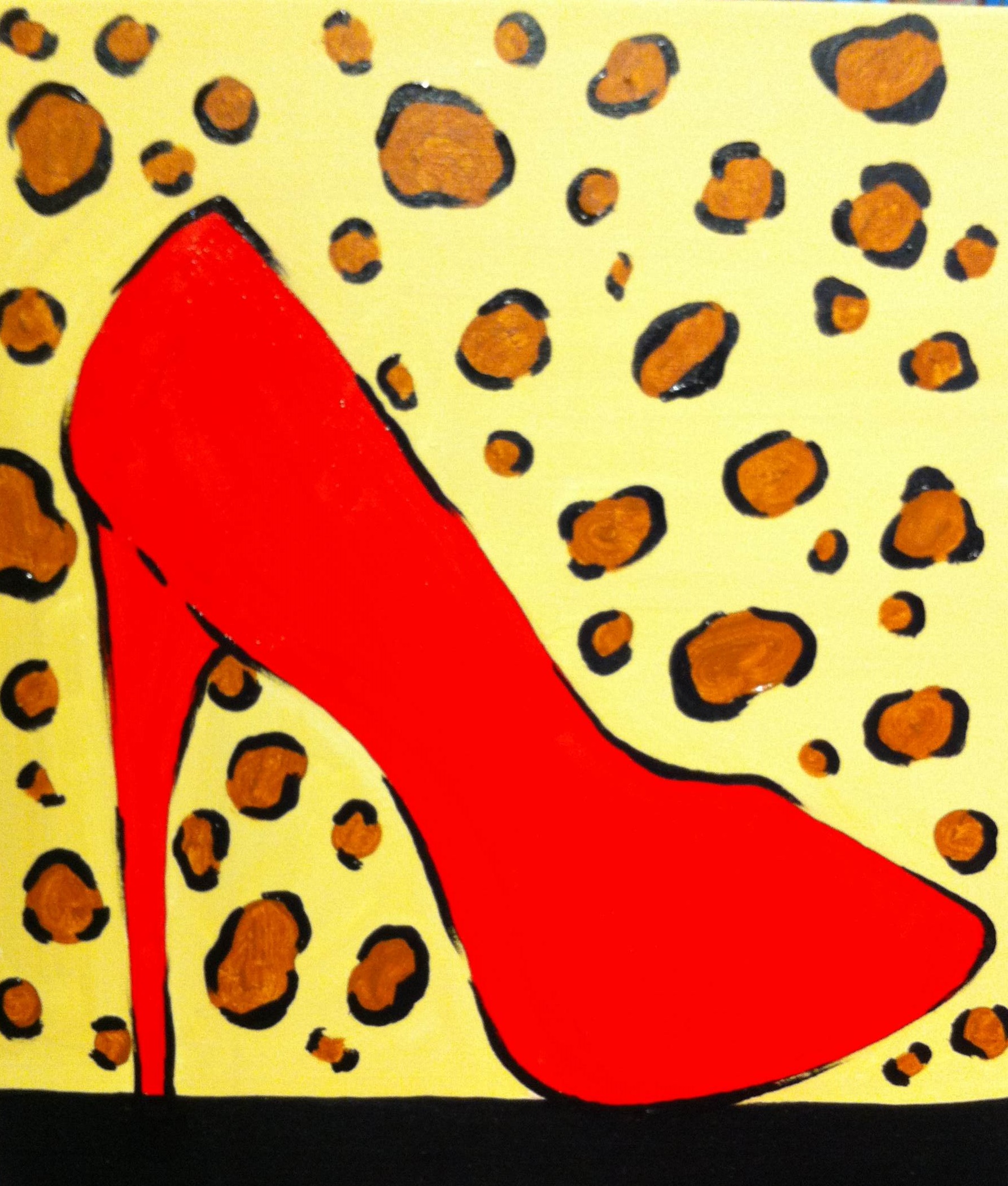 Stiletto Stylin - Pinot's Palette Painting