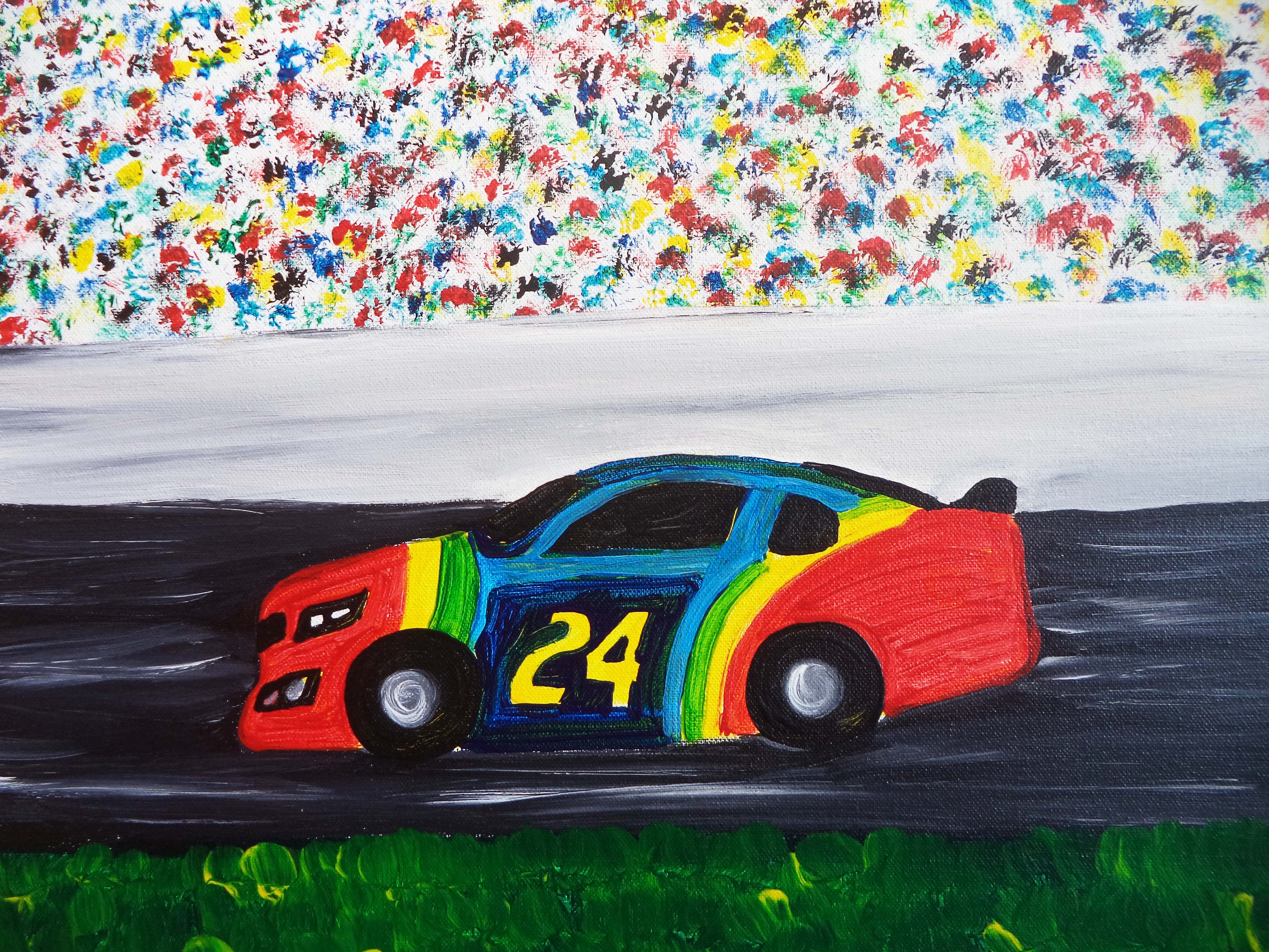 Stock Car Racer - Pinot's Palette Painting