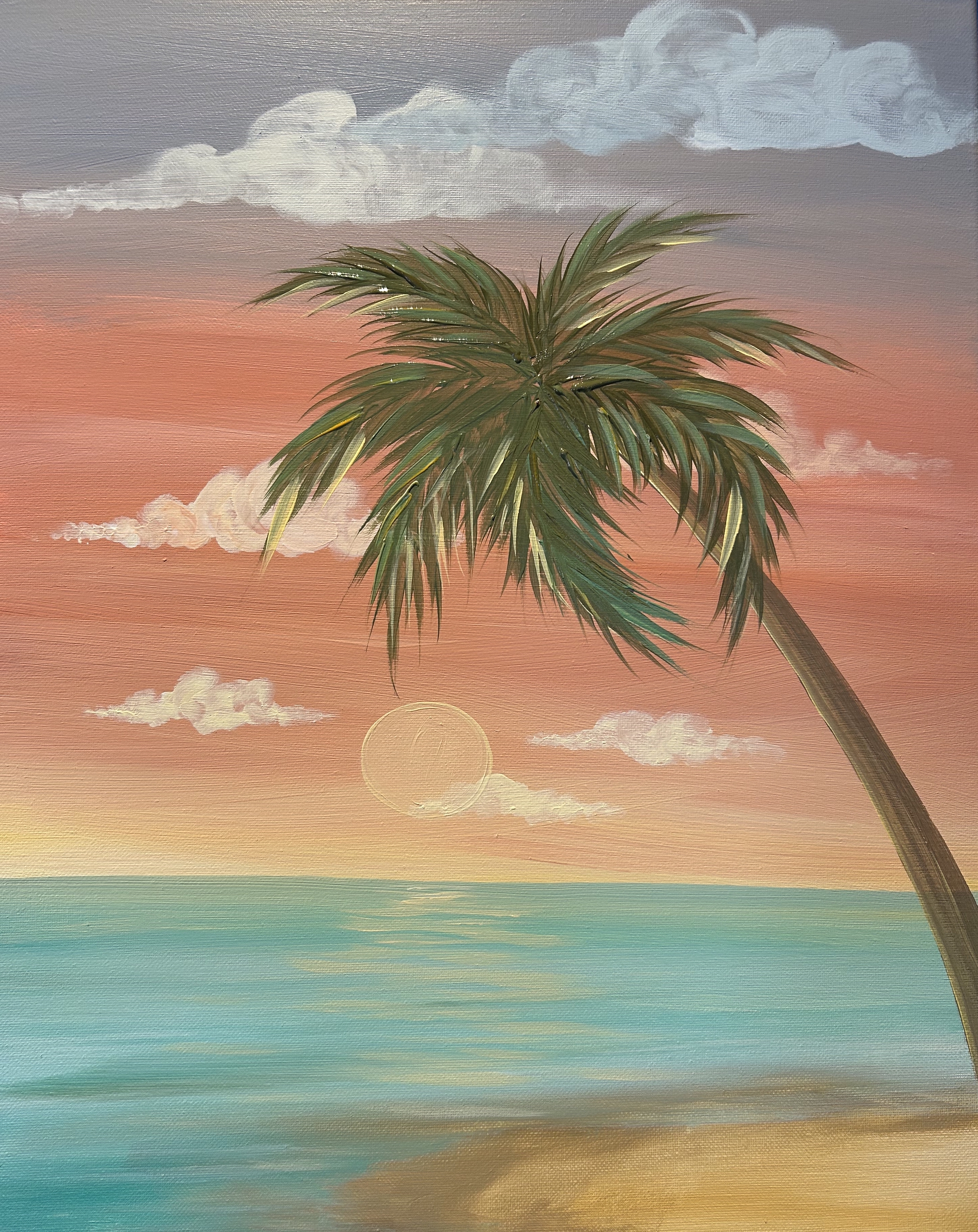 Subtle Sunrise - Pinot's Palette Painting