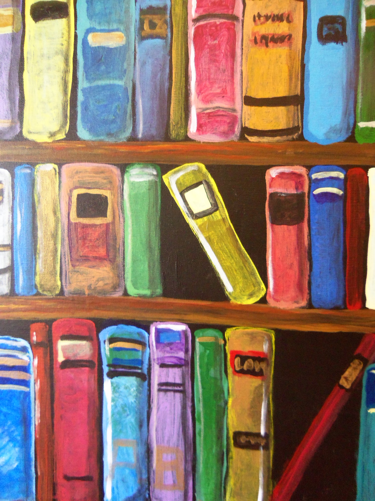 The Library - Pinot's Palette Painting