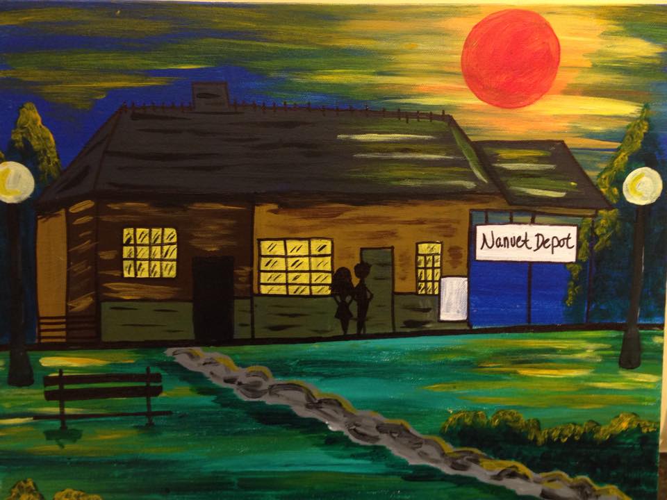 The Station - Pinot's Palette Painting
