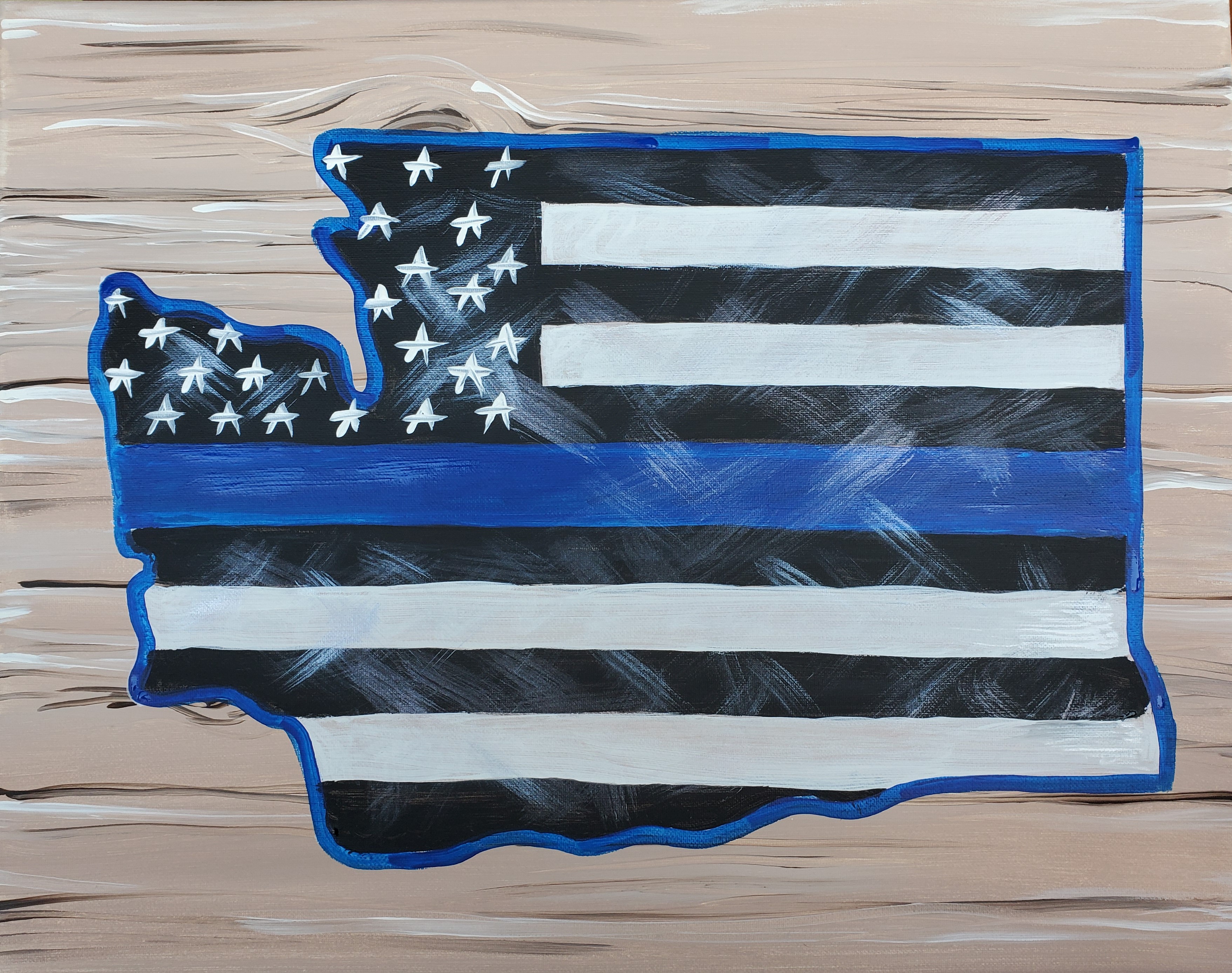 Thin Line State - Pinot's Palette Painting