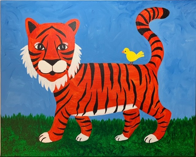 Tiger - Pinot's Palette Painting