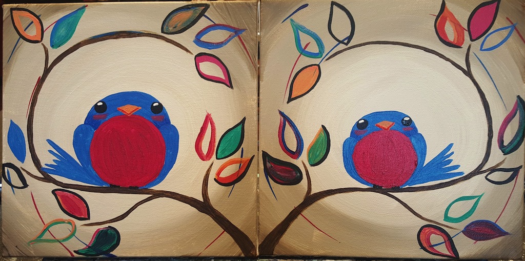 Toot Sweet Mini - Pinot's Palette Painting