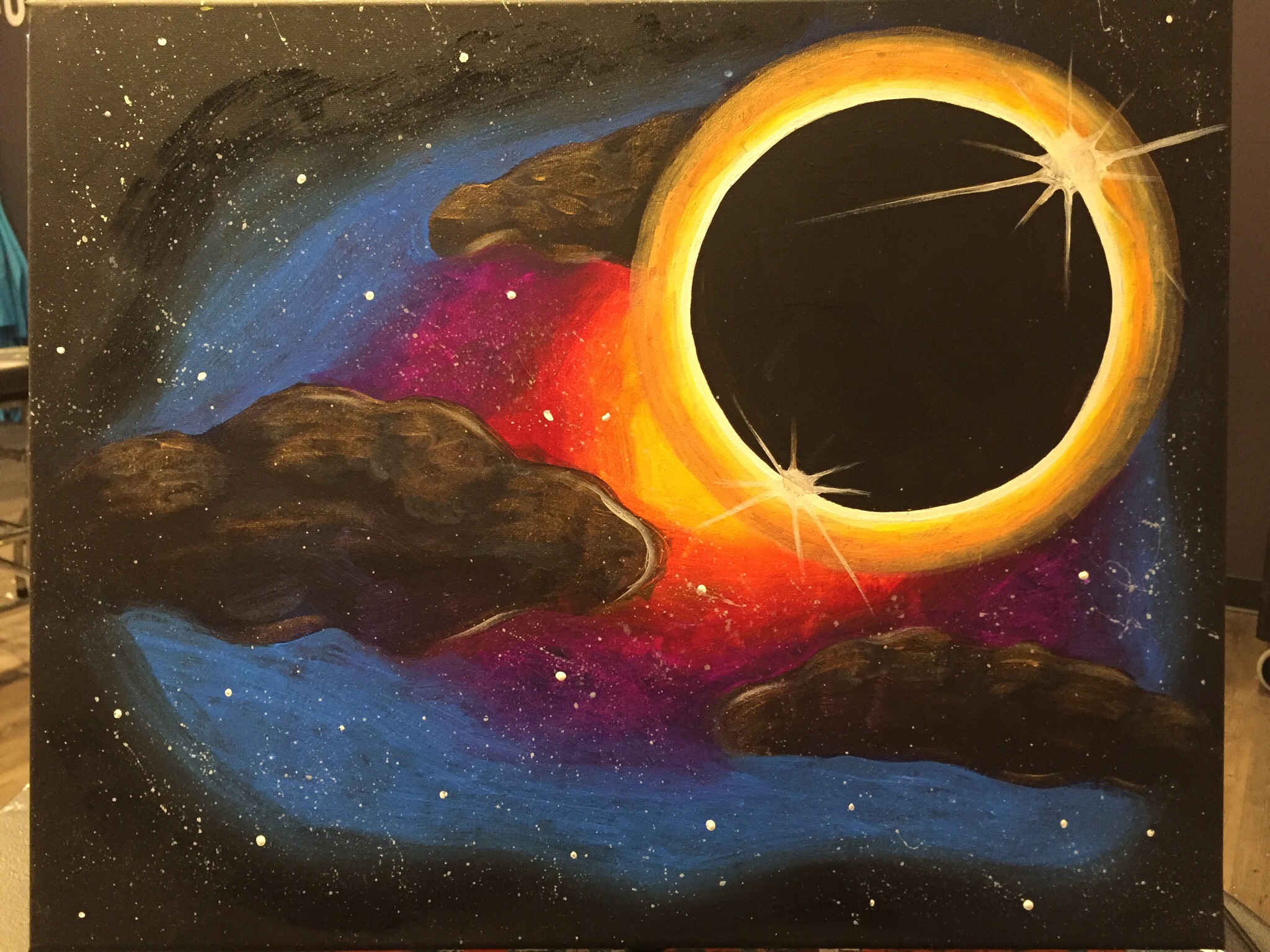 Total Solar Eclipse - Pinot's Palette Painting