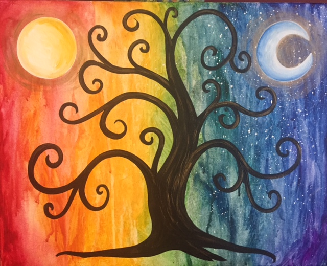 Tree of Wisdom - Pinot's Palette Painting
