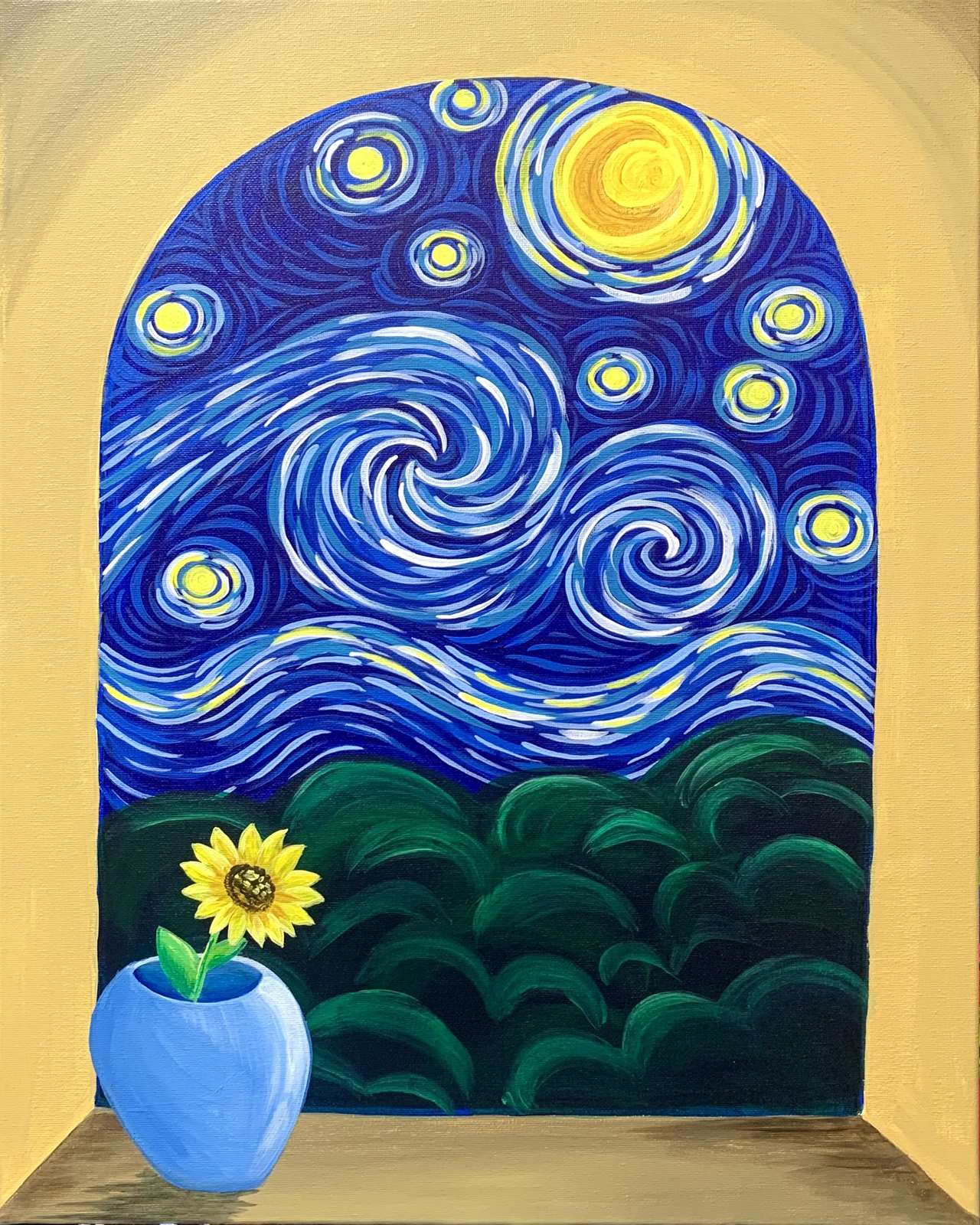 Van Gogh's View - Sat, Jul 26 6:30PM at Town Square