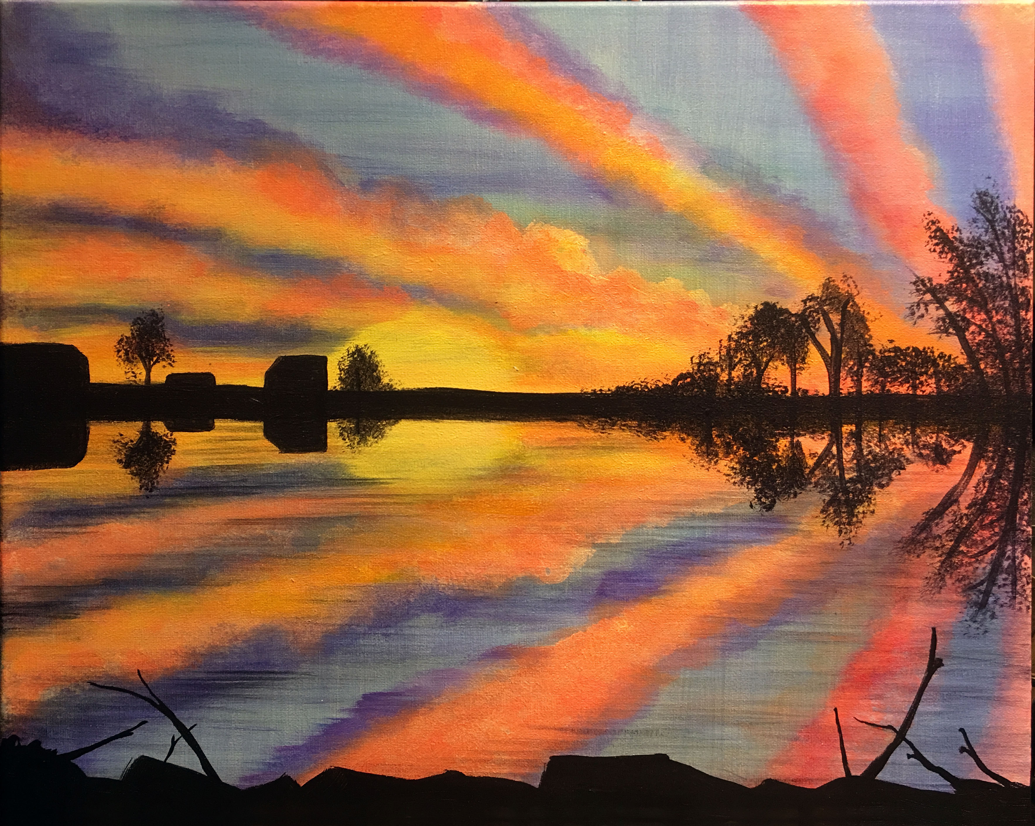 Vertical Horizons - Pinot's Palette Painting