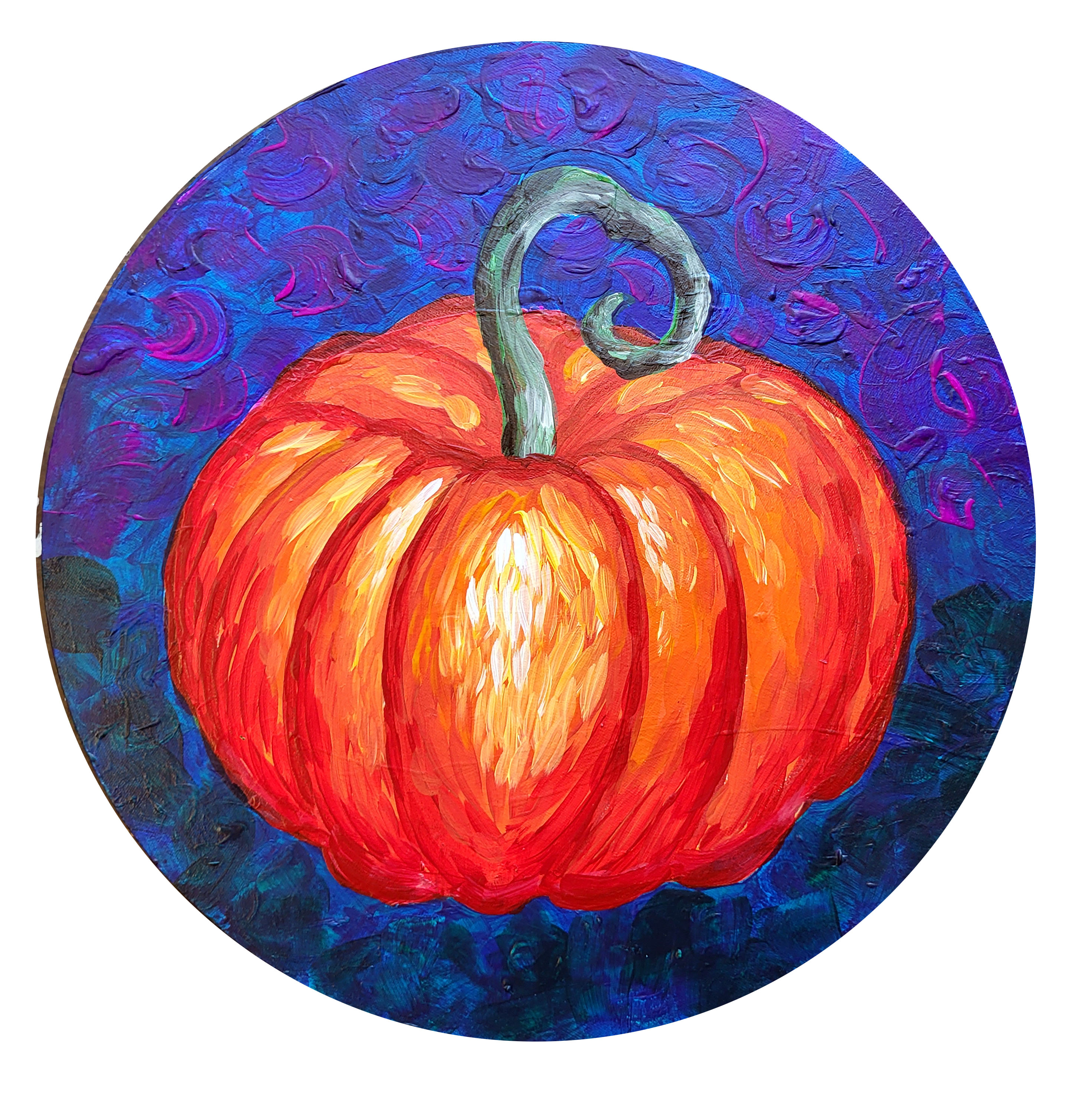 Whatever Spices your Pumpkin - Pinot's Palette Painting