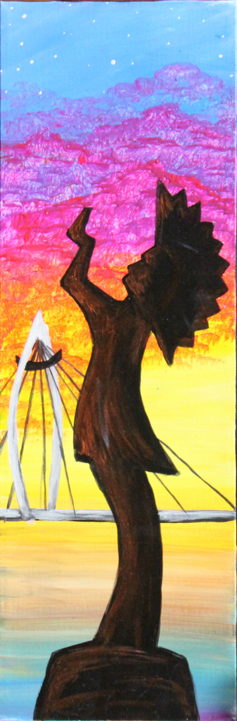 Wichita Sunset - Pinot's Palette Painting