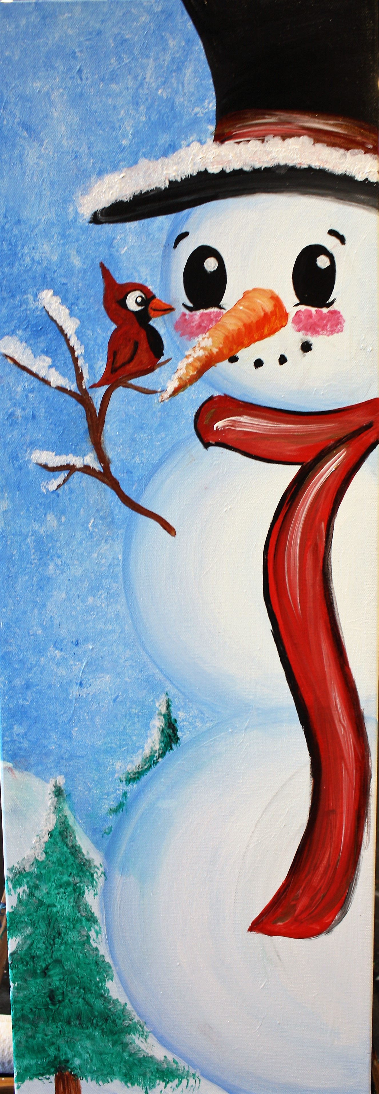 Winter Friends - Pinot's Palette Painting
