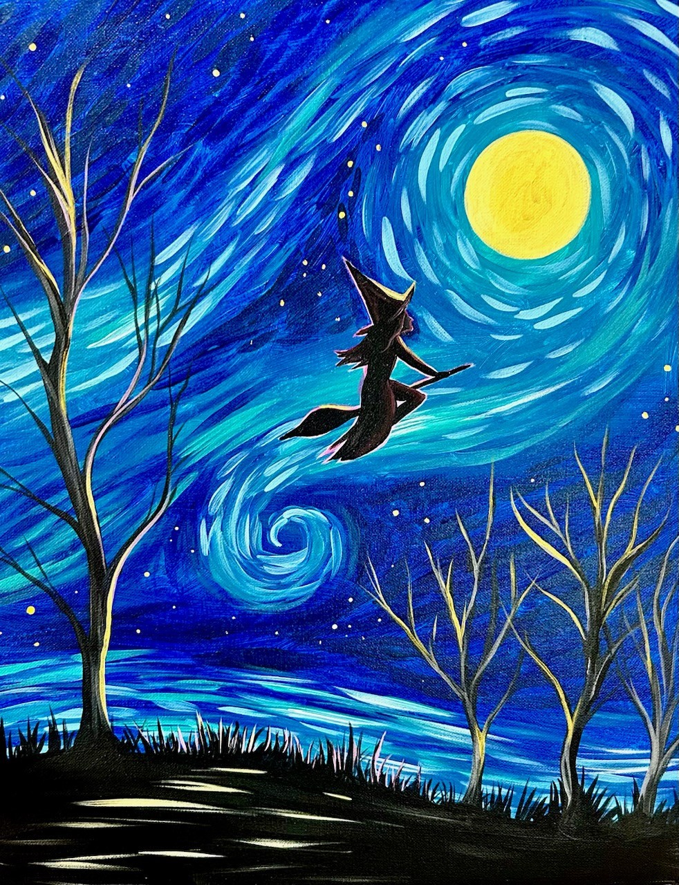 Witching Hour - Pinot's Palette Painting