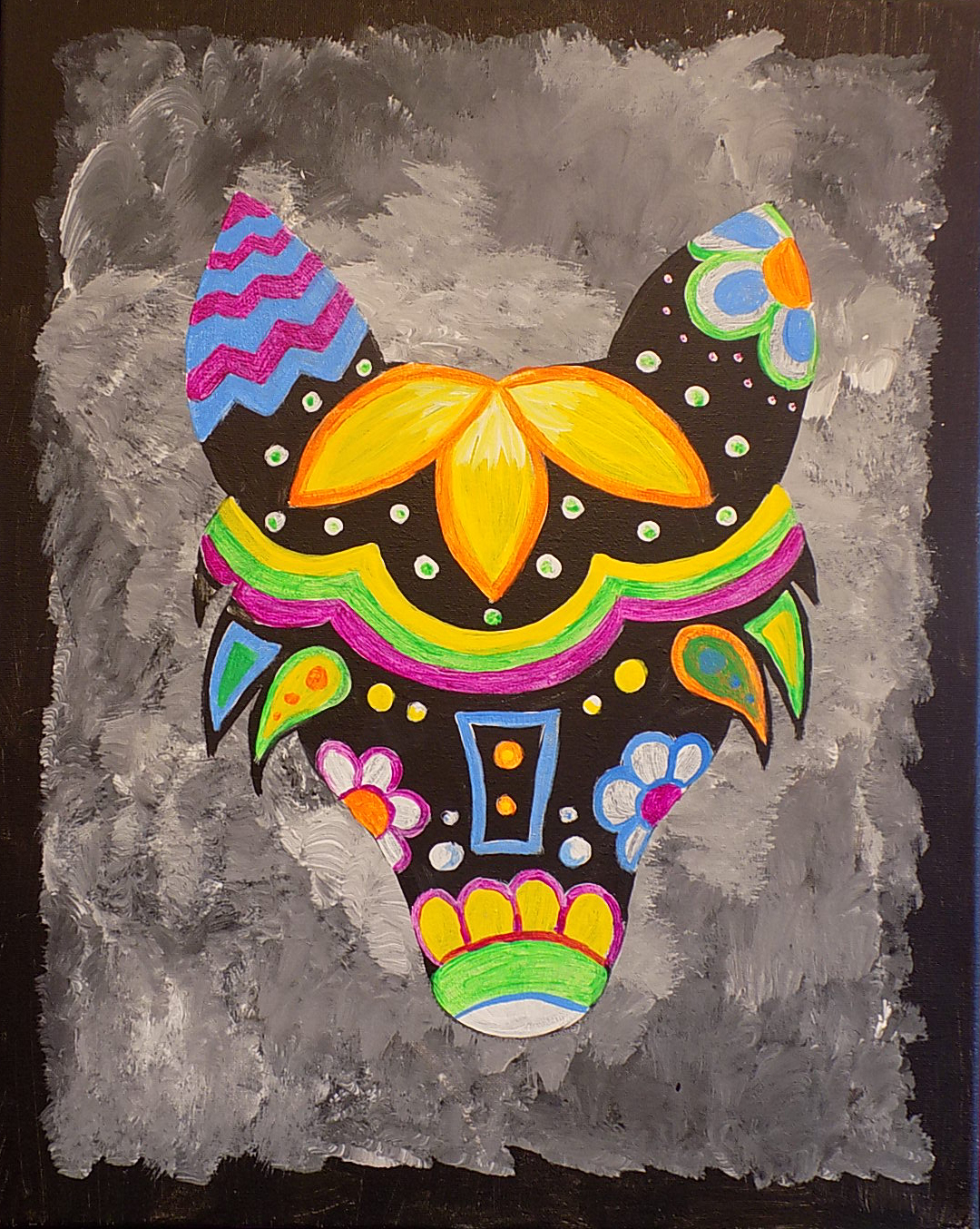 Wolftopia - Pinot's Palette Painting